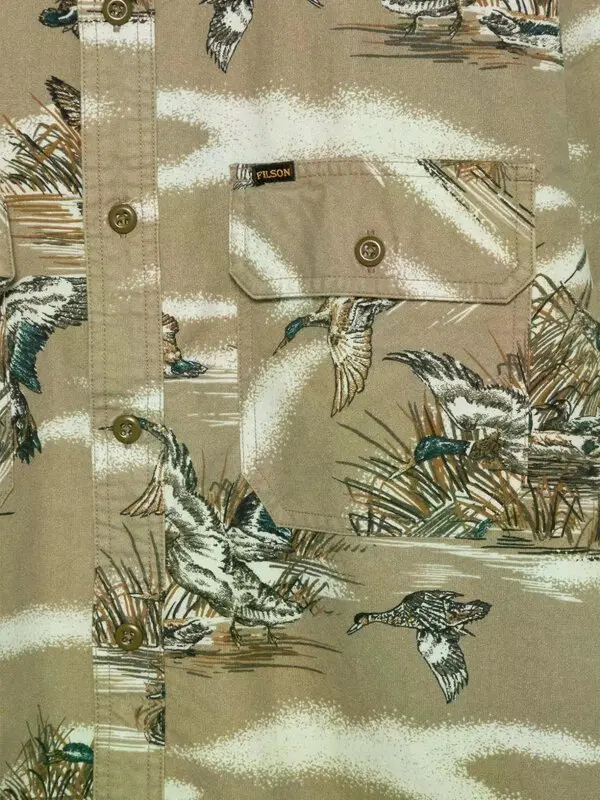 Filson Bird-print Cotton Shirt