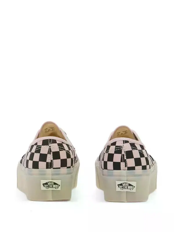VANS Checkerboard-print Platform Sneakers