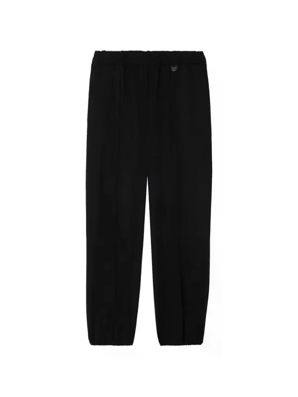 Burberry Wool Jogging Pants - Black