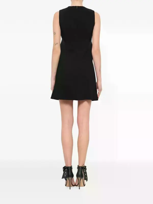 Neil Barrett Lightning-bolt Panelled Mini Dress