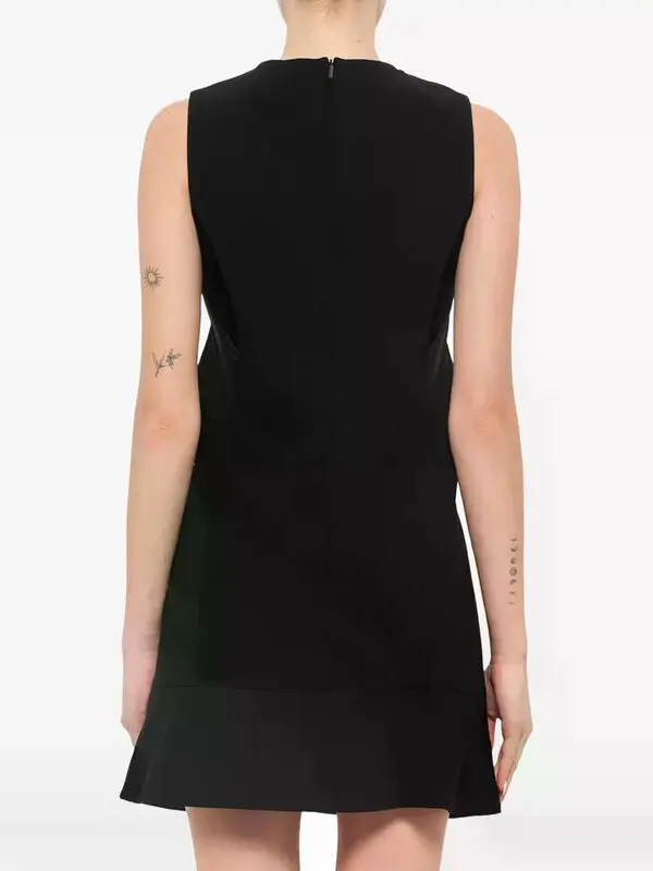 Neil Barrett Lightning-bolt Panelled Mini Dress