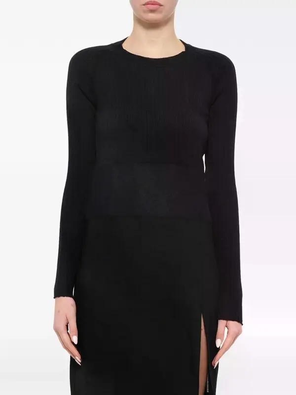 Neil Barrett Ribbed Side-slit Mini Dress