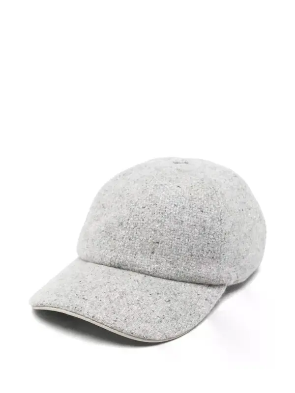 Eleventy Bouclé Baseball Cap - Grey