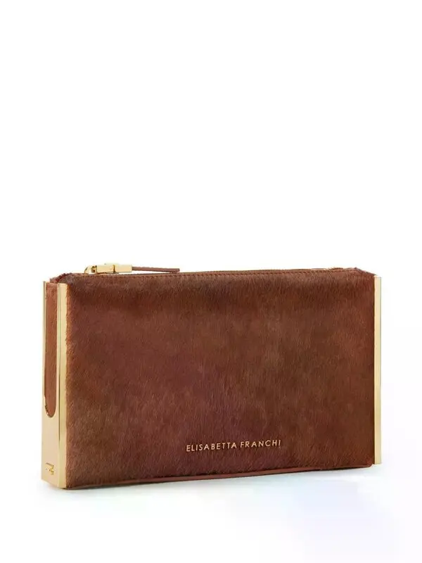 Elisabetta Franchi Cowhide Clutch Bag