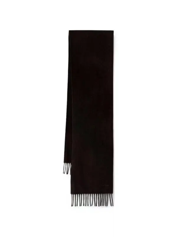 Max Mara Fringed Wool Scarf