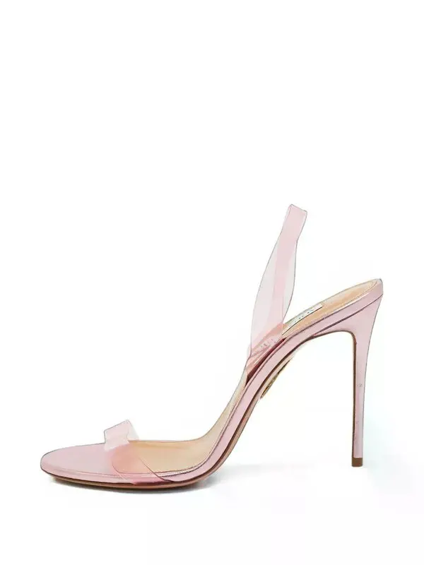 AQUAZZURA So Nude Slingback Sandals - Pink