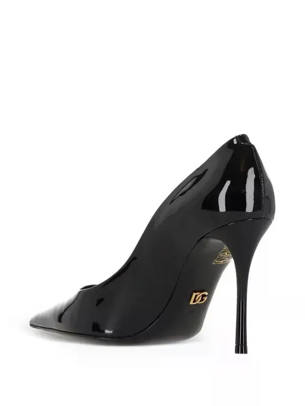 Dolce & Gabbana Patent Leather Pointed Toe Pumps