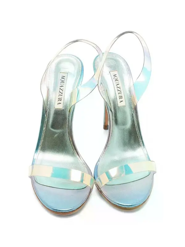 AQUAZZURA Translucent Slingback Sandals