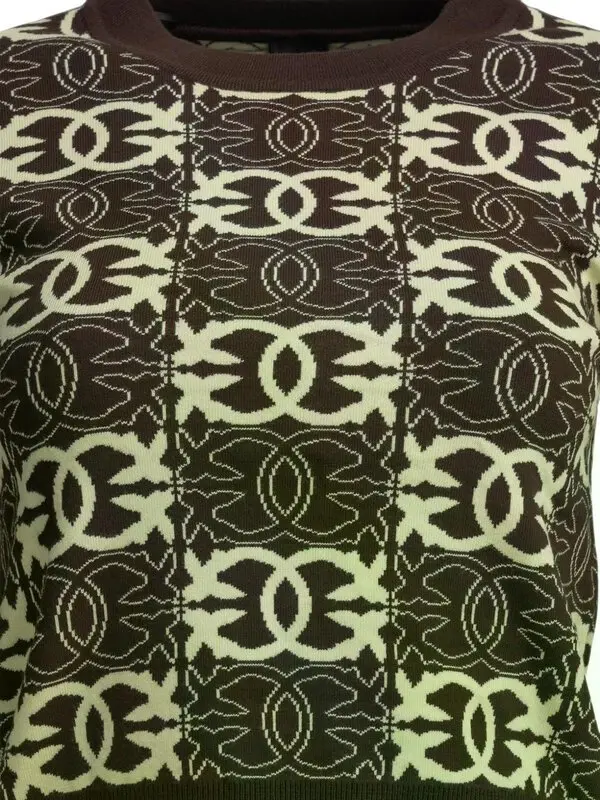 Pinko Monogram-pattern Sweater