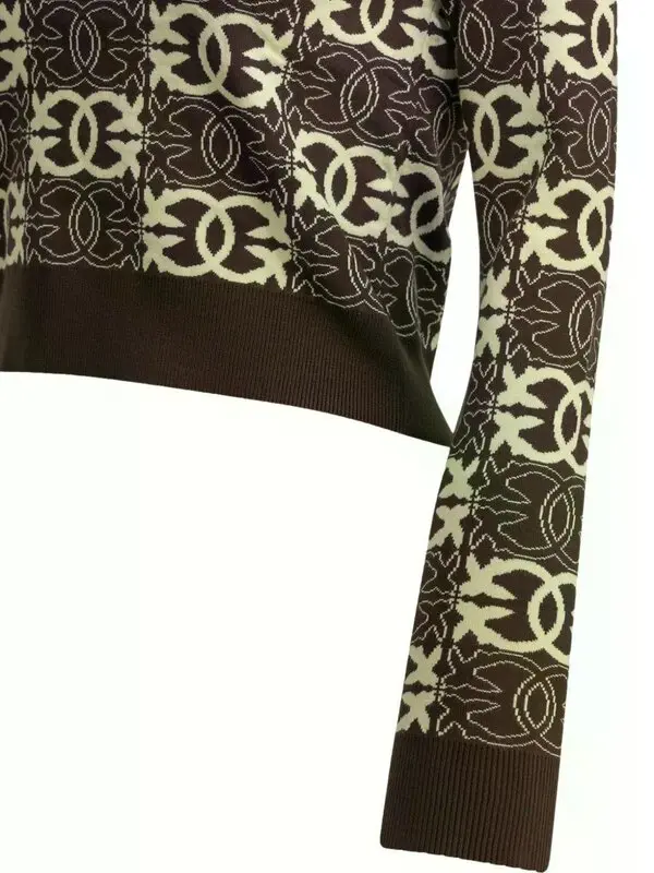 Pinko Monogram-pattern Sweater