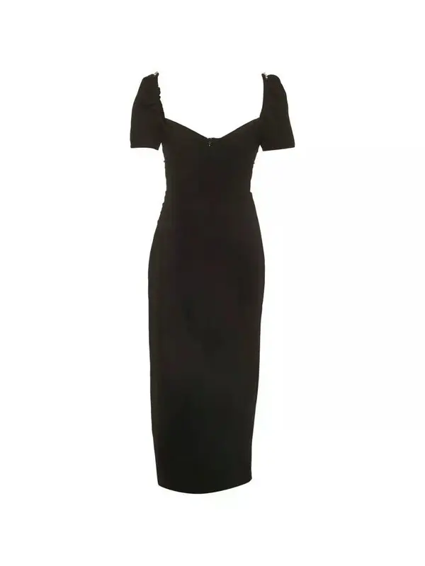 SELF-PORTRAIT Crepe Midi Dress
