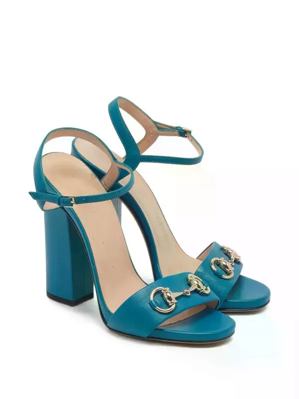 Gucci Horsebit Ankle-strap Leather Sandals