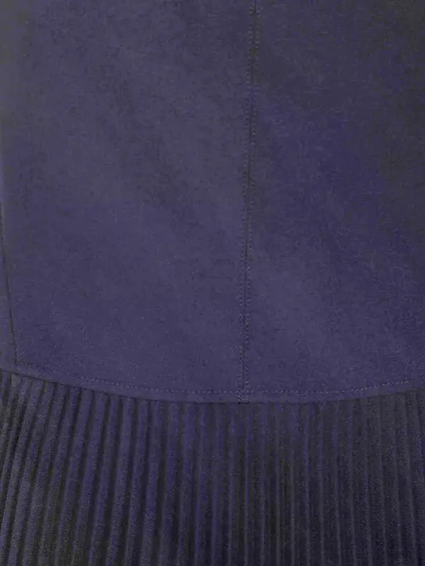 Emporio Armani Pleated Skirt Sleeveless Mini Dress