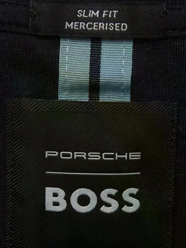 BOSS Phillipson Color-blocked Logo-print Polo Shirt
