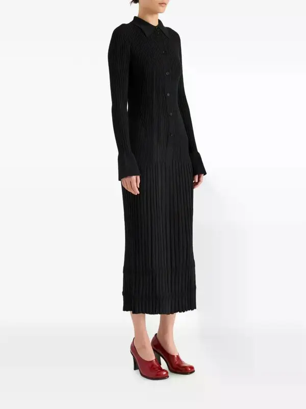 Proenza Schouler Textured Merino Wool Rosario Dress