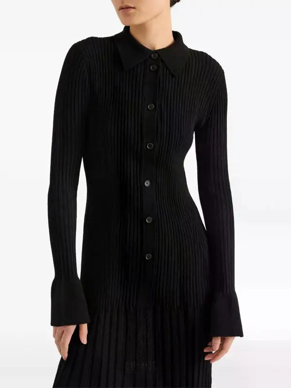 Proenza Schouler Textured Merino Wool Rosario Dress