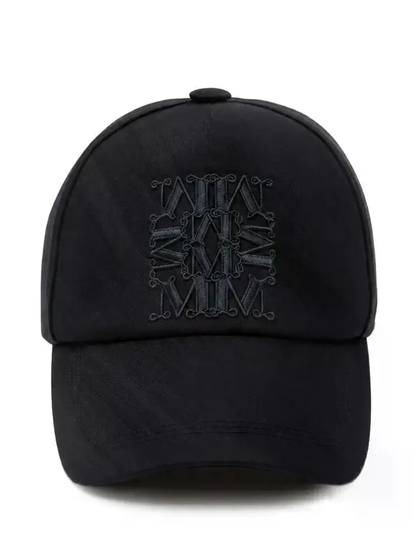 Max Mara Logo-embroidered Baseball Cap - Blue