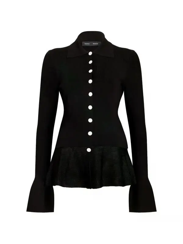 Proenza Schouler Martina Jacket In Compact Stretch Viscose - Black