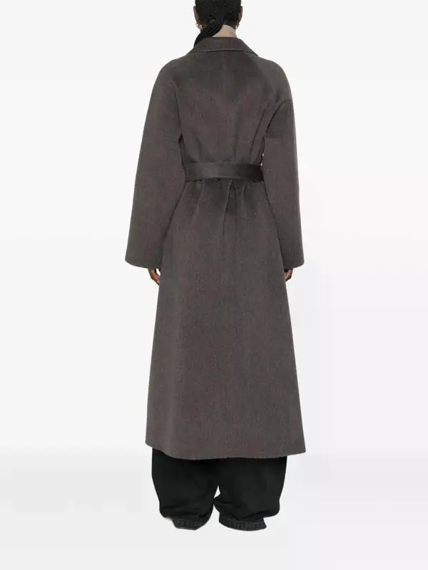 ARMA Belted Wool Single-breasted Coat