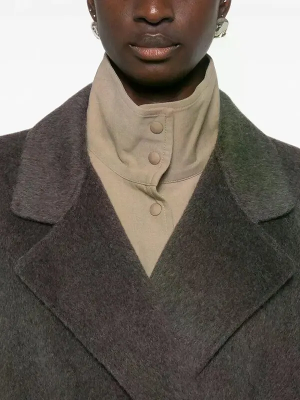 ARMA Belted Wool Single-breasted Coat