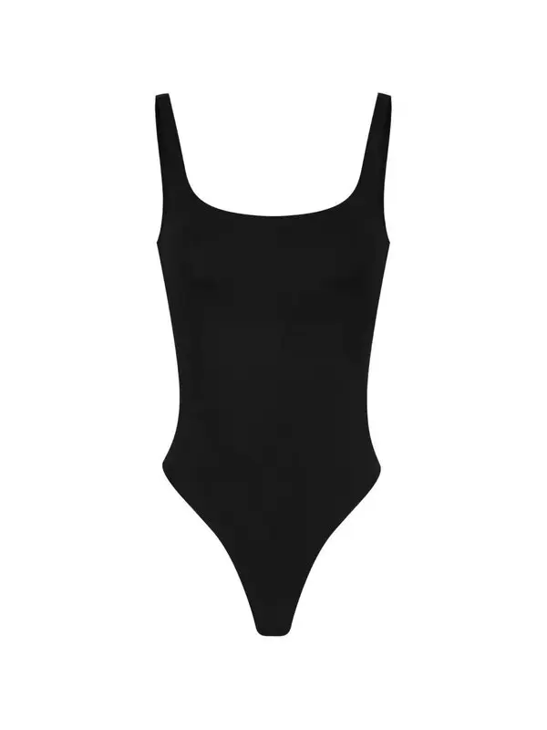 Elisabetta Franchi Bodysuit In Lightweight Crêpe Jersey Fabric