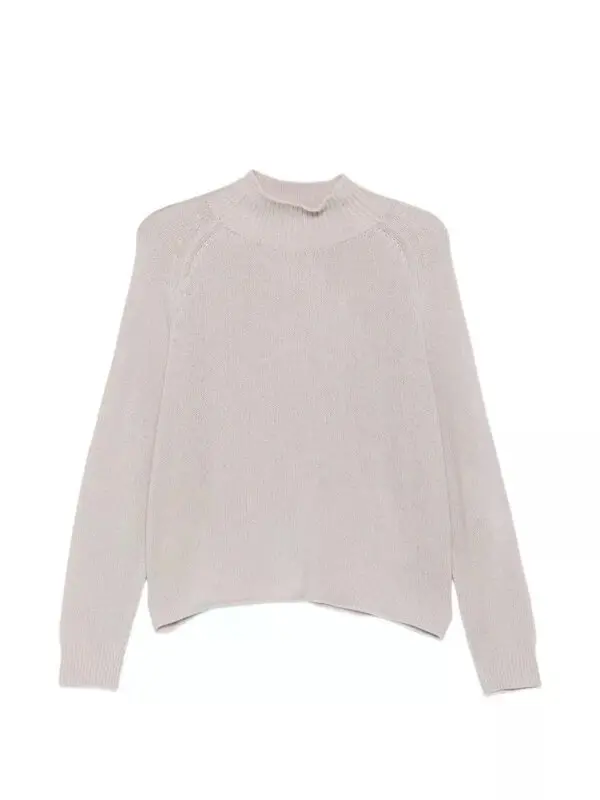 LUISA CERANO Mock-neck Raglan-sleeve Sweater