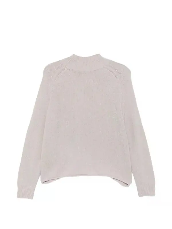 LUISA CERANO Mock-neck Raglan-sleeve Sweater