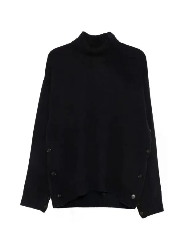 FRENKEN Button-detail Roll-neck Knitwear