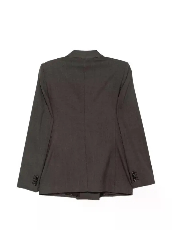 Tagliatore Dark Brown Double-breasted Suit With Peak Lapels