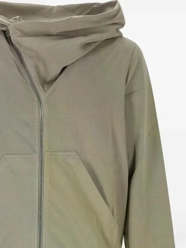 Rick Owens Asymmetric Zip-up Hoodie