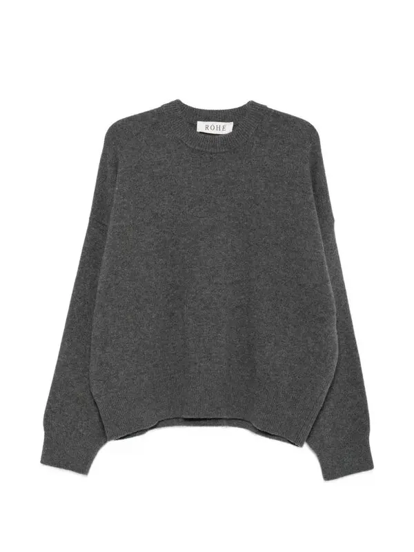 RÓHE Crew Neck Dropped-shoulder Sweater