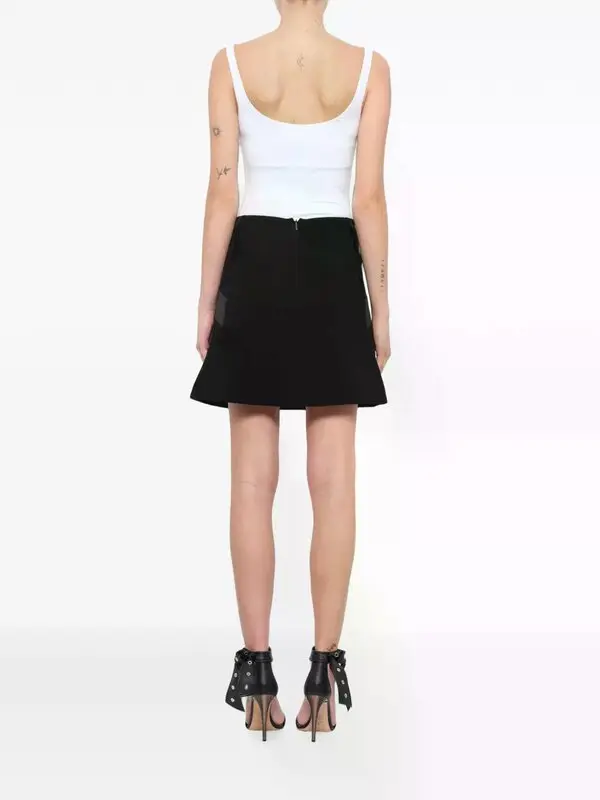 Neil Barrett Panelled Flared Mini Skirt