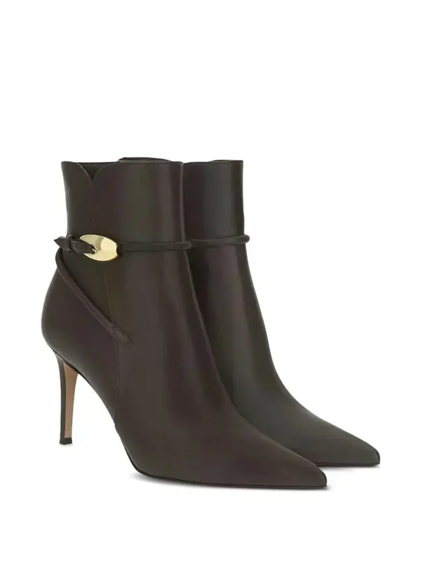 GIANVITO ROSSI Jungle Mamba Stiletto Boots
