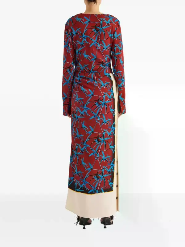 Proenza Schouler Anais Skirt In Printed Stretch Cady
