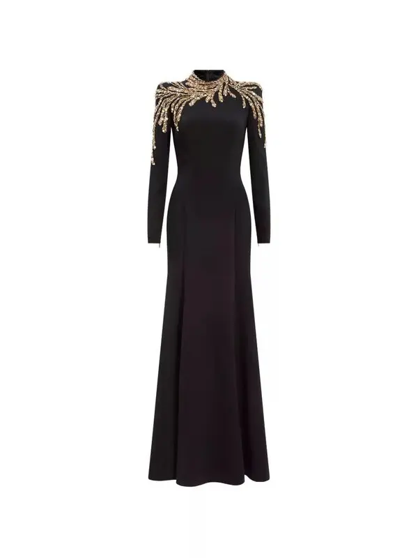 Jenny Packham Viper Maxi Dress - Black