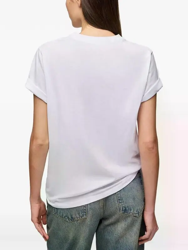 GANNI Graphic Print Organic Cotton T-shirt