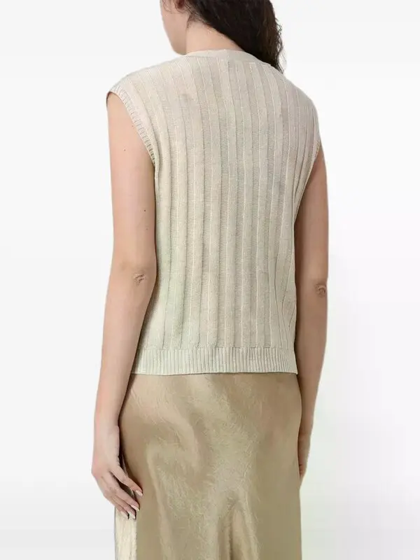 Max Mara Linen Gilet