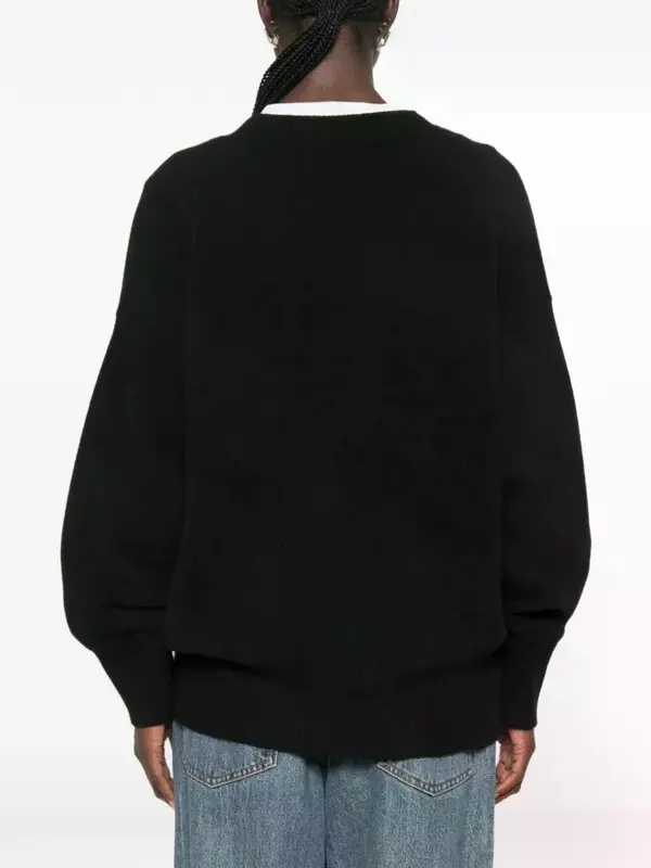 RÓHE V-neck Knitted Sweater