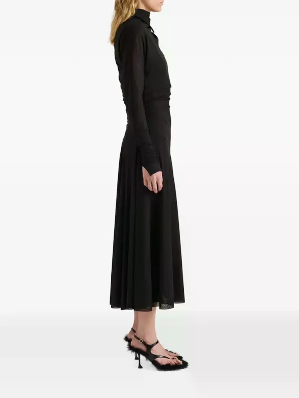 Proenza Schouler Golda Dress In Textured Sheer Jersey