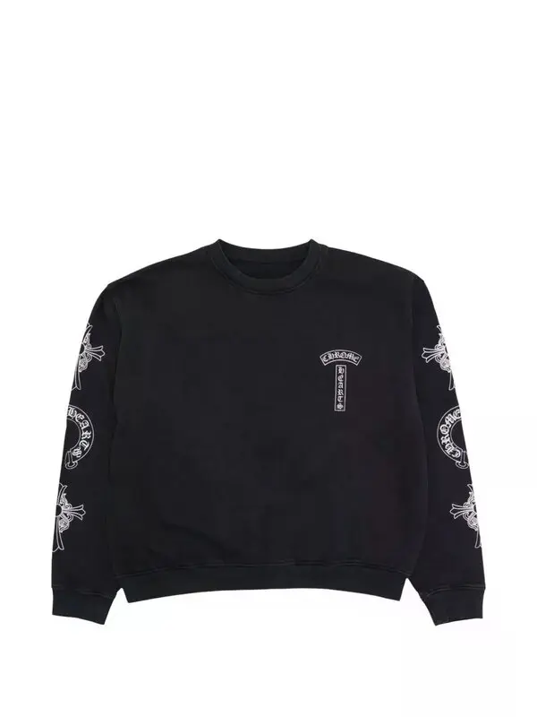 Chrome Hearts Logo-print Sweatshirt - Black