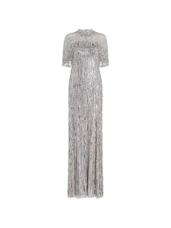 Jenny Packham Leia Dress - Silver