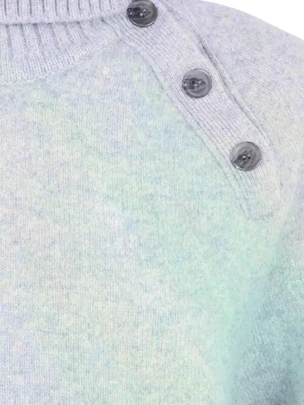 Emporio Armani Button-detail Roll-neck Sweater