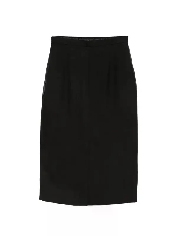 FRENKEN Sheer-panel Pencil Midi Skirt