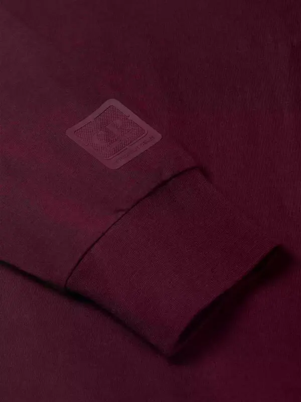 C.P. COMPANY Metropolis Series Logo-patch Sweater