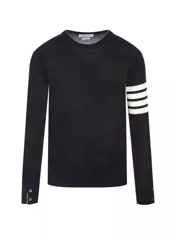 Thom Browne 4-bar Merino Sweater - Blue