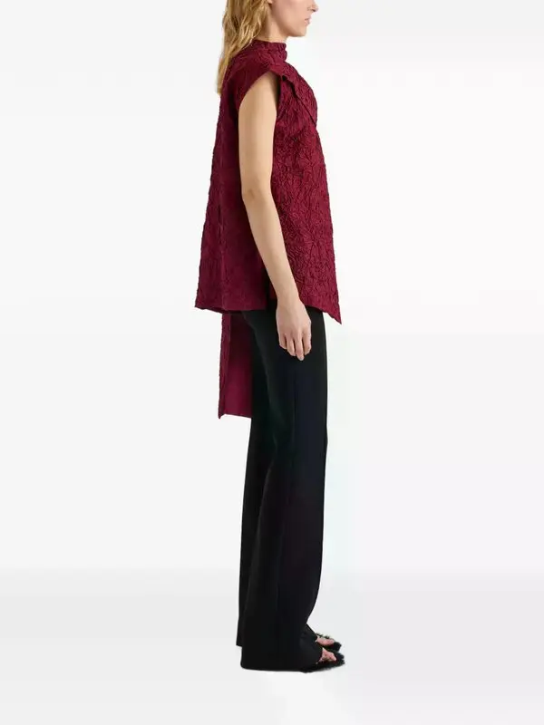 Proenza Schouler Lina Top In Crushed Silk