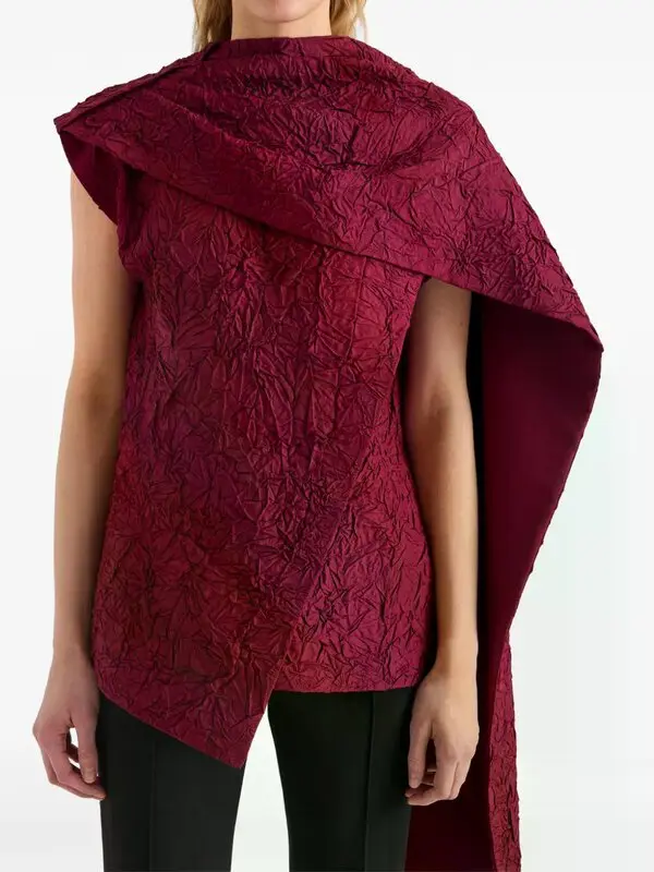Proenza Schouler Lina Top In Crushed Silk