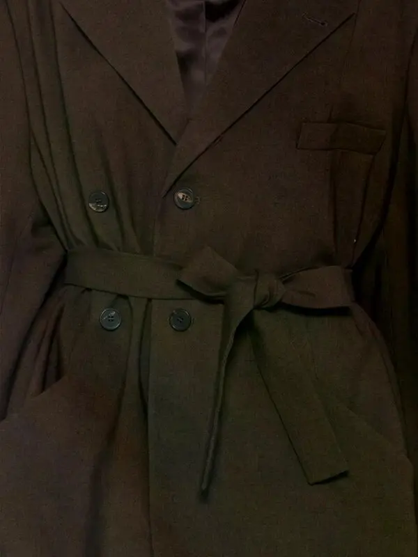 FRENKEN Belted Double-breasted Jacket