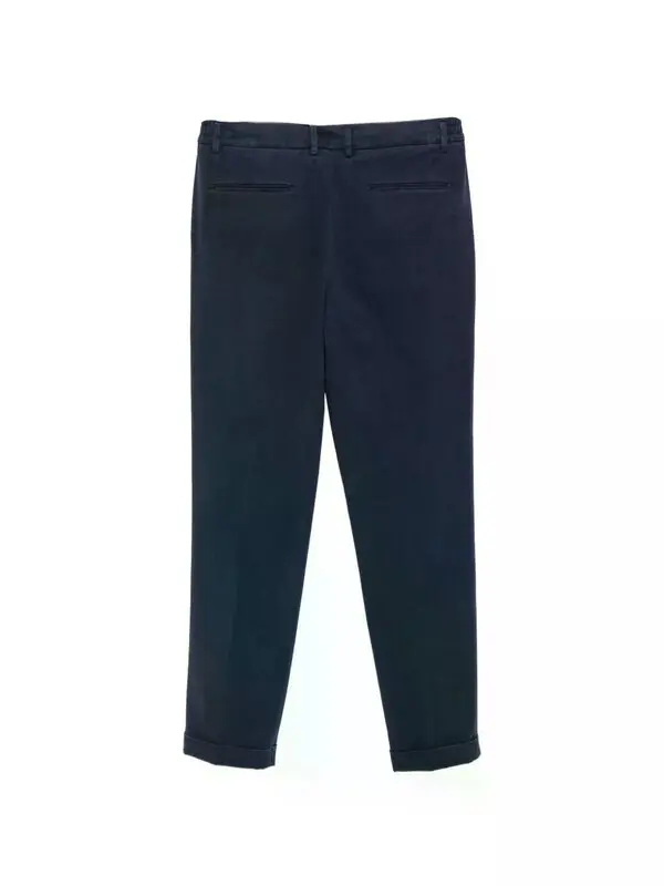 Alpha Industries Pleated Turn-up Trousers - Blue