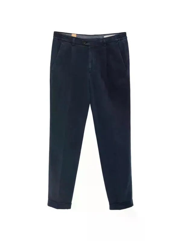 Alpha Industries Pleated Turn-up Trousers - Blue